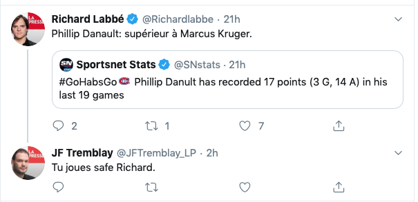 Hockey30 | Richard Labbé est le seul...Capable de RIRE de Phil Danault...