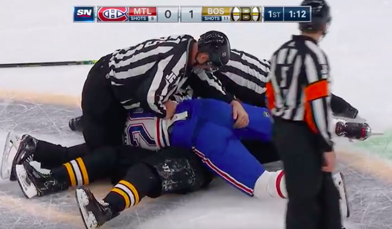 Hockey30 | Jeff Petry a VISÉ Brad Marchand hier après le match..