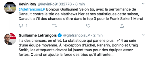 Hockey30 | HAHA...La Presse qui voit Phil Danault...