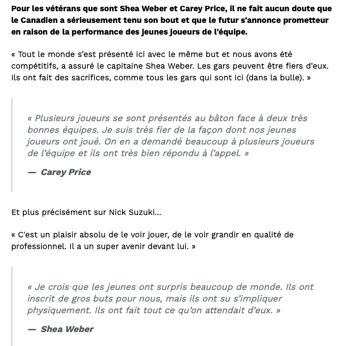 Hockey30 | Carey Price ne sera pas échangé...et ne demandera pas d ...
