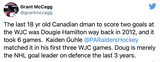 Hockey30 | Kaiden Guhle, le prochain Dougie Hamilton...