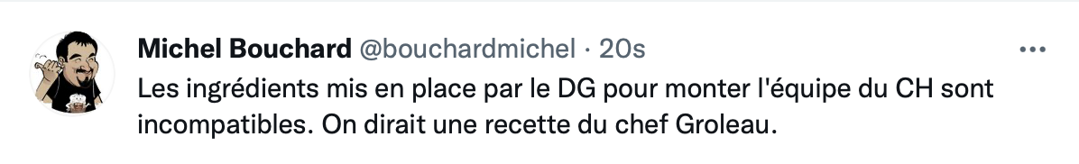 Hockey30 | HAHA...Marc Bergevin est le chef Groleau de la LNH...