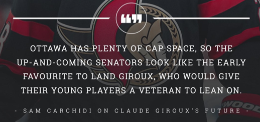 Hockey30 | Claude Giroux avoue qu'il va signer à Ottawa...