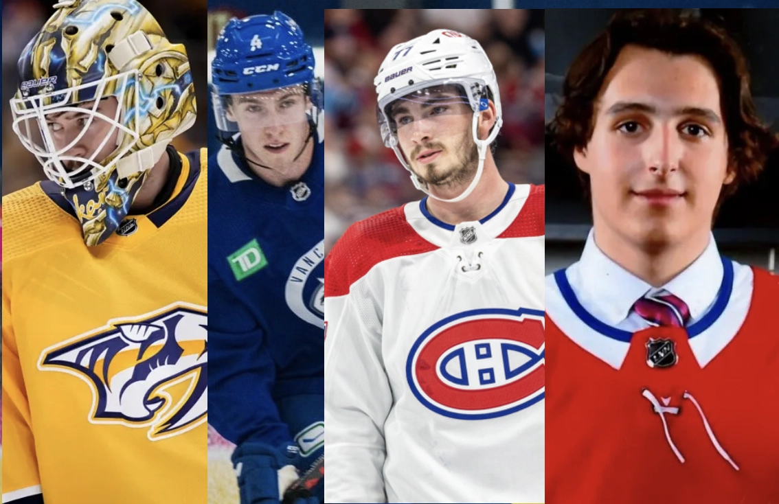 Hockey30 | Jonathan Lekkerimaki, Axel Sandin-Pellika et Yaroslav ...